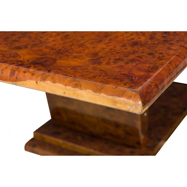 Mid 20th Century Karl Springer American Mid-Century Modern Burl Wood ...
