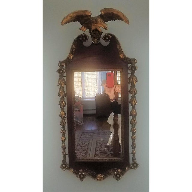 Federal Period Gilt Eagle Mirror | Chairish