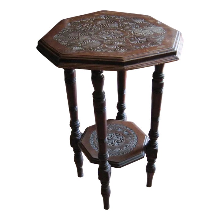 Octagonal Liberty Table in Walnut | Chairish