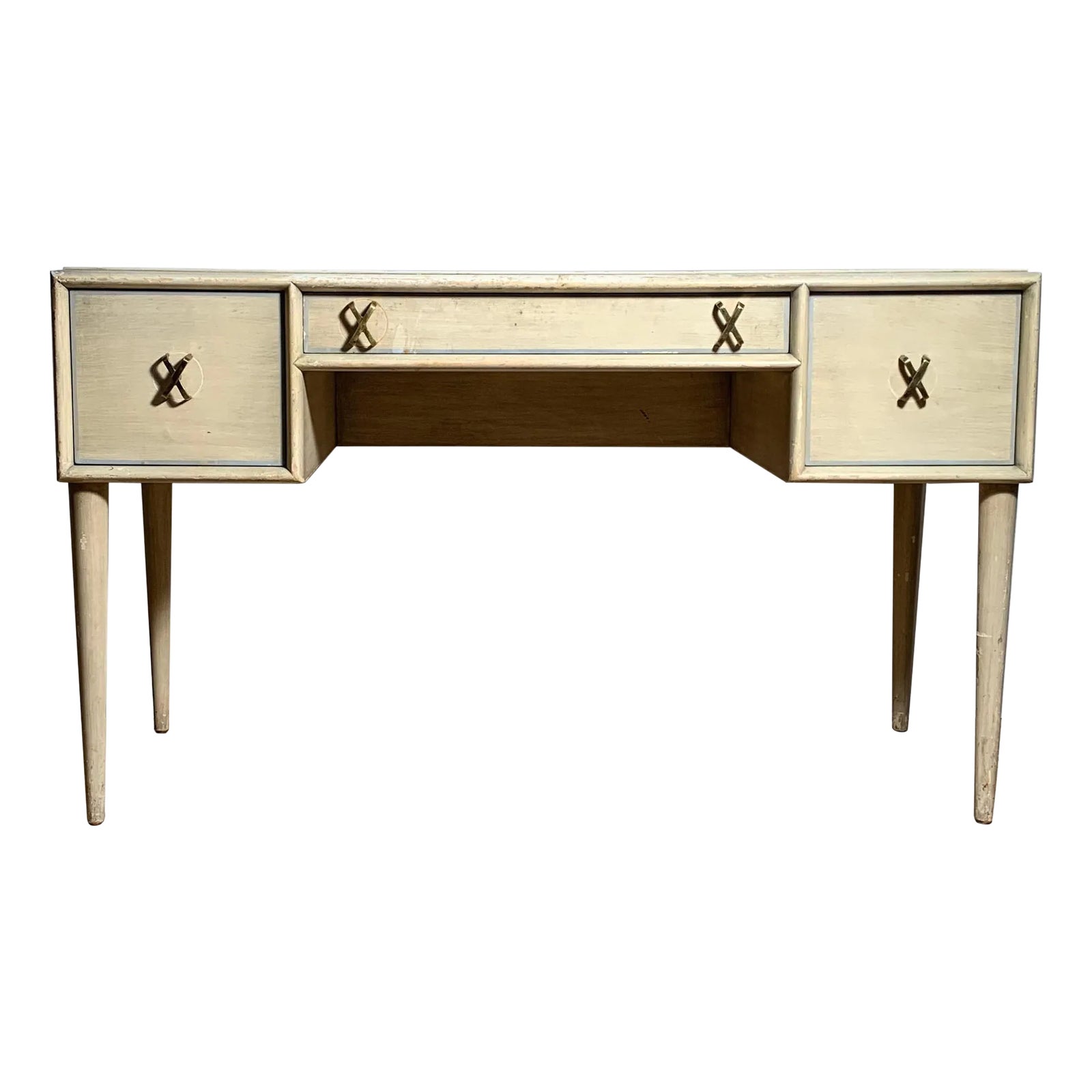 Classy Paul Frankl Writing Desk for Johnson Furniture | Chairish