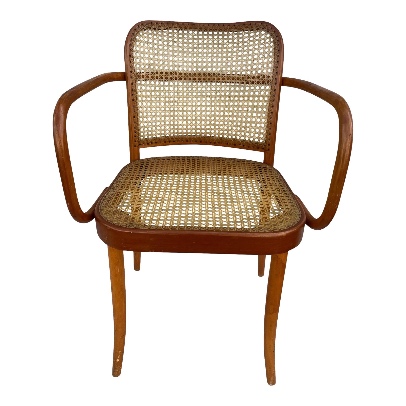 1960’s Vintage Prague 811 Thonet Chair by Jose’s Frank Hoffman With Makers Mark | Chairish