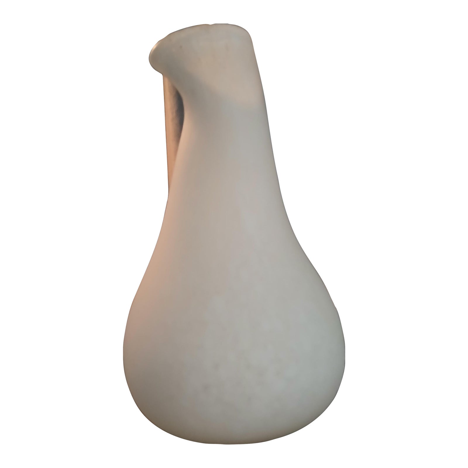 F-017 1970s "The Ethereal Plinth" | 165 Lb Monumental Satin-Glass ...