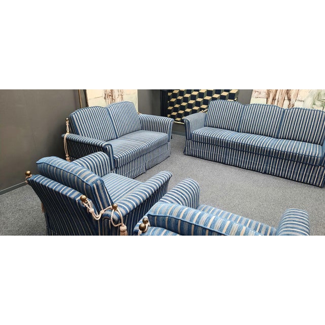 Regency Seating and Daybed from Maison Janson, 1970s Set of 4 | Chairish