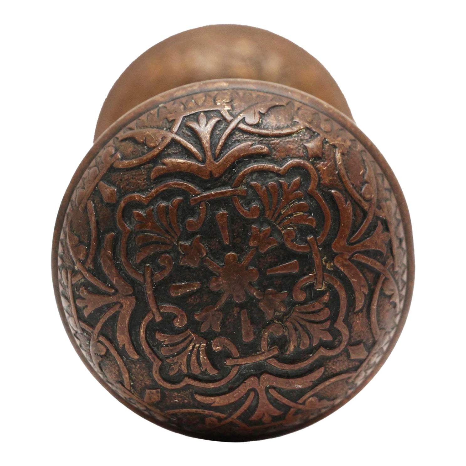 Antique Reading Classic Bronze Door Knobs | Chairish