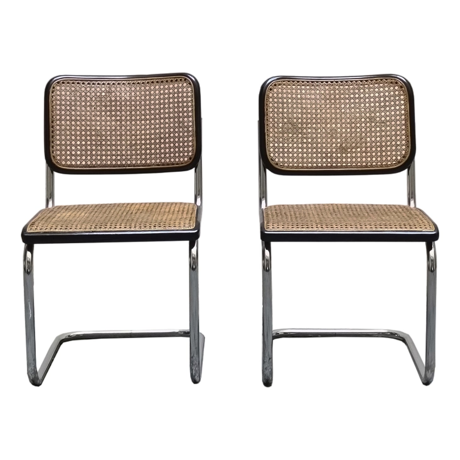 Cesca Chairs by Marcel Breuer for Thonet, Italy, 1970s, Set of 2 | Chairish