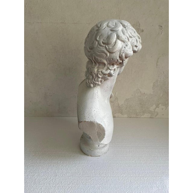 David by Michelangelo Plaster Bust | Chairish