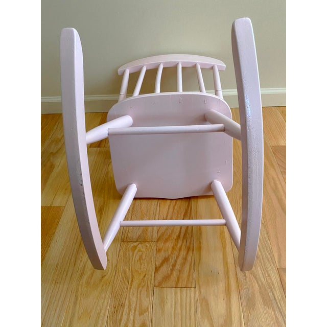 N.M. Sargent's & Sons Children's Wooden Rocking Chair | Chairish