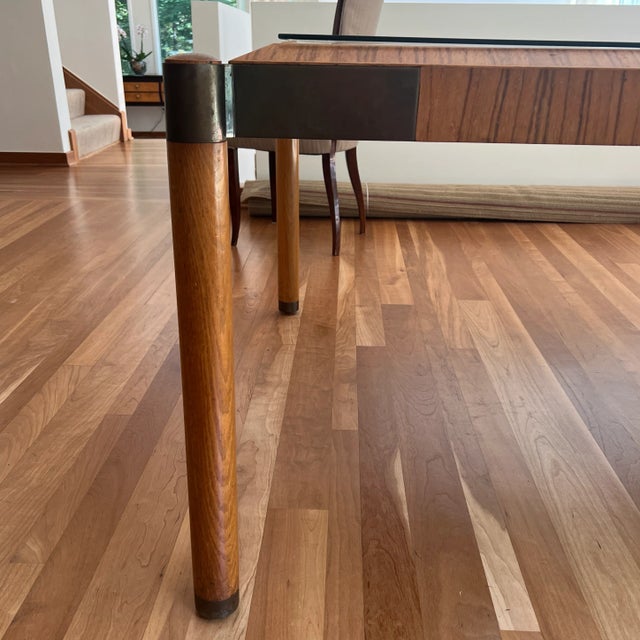 1980s Custom Fruit Wood Dinning/Conference Table by Baker Furniture ...