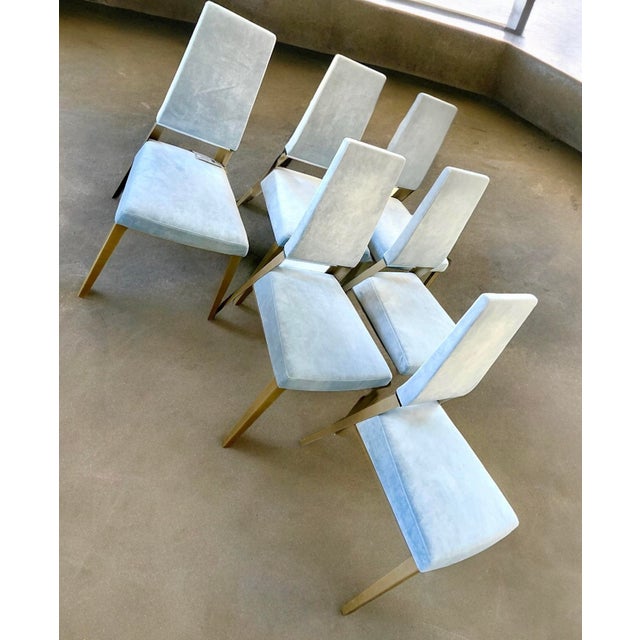 Contemporary Elite Modern Vivian Shambray Dining Side Chairs- Set of 6 ...