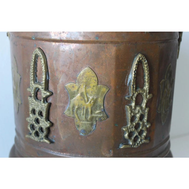 Vintage Mid Century Hand Crafted Moroccan Copper Brass Decorative ...