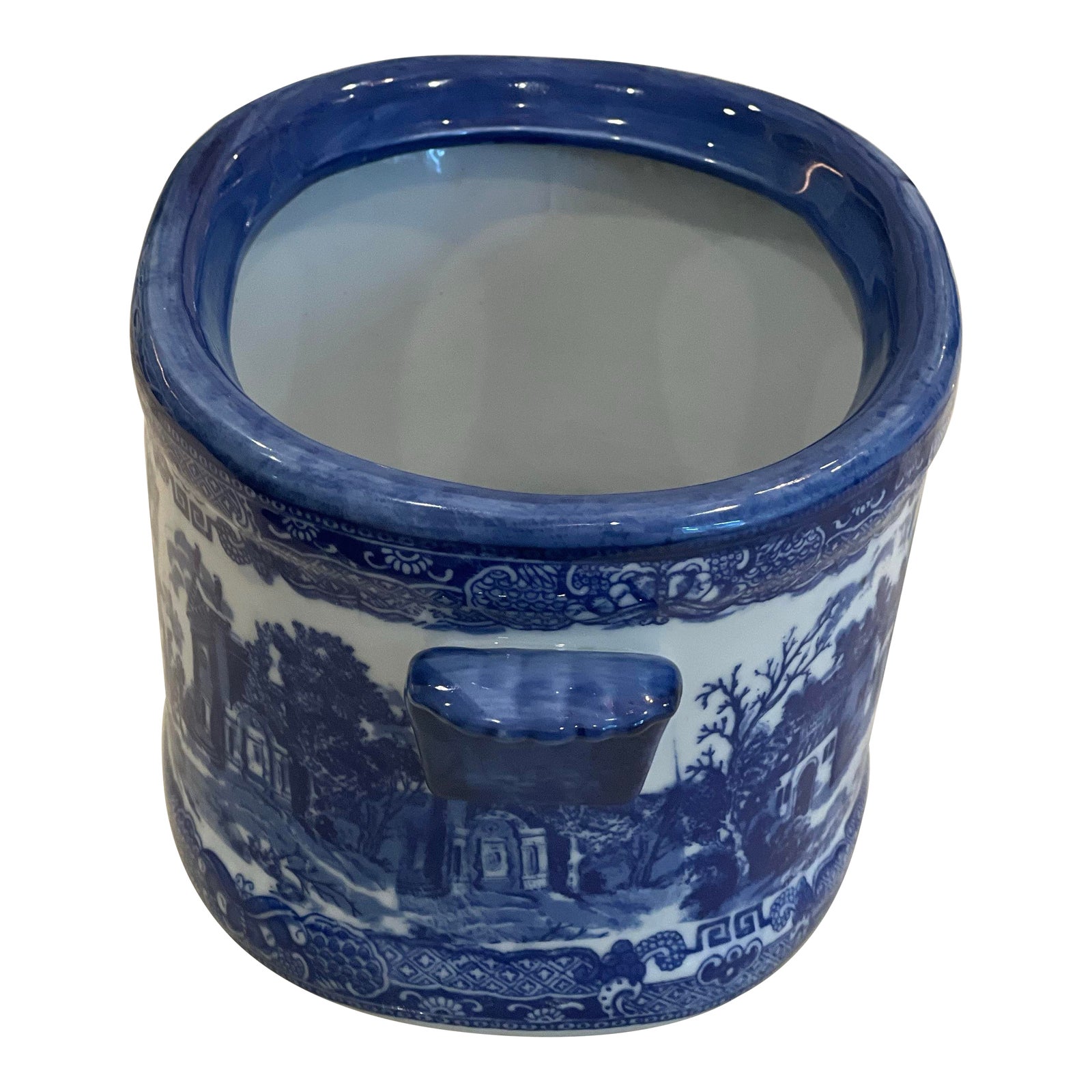 Early 20th Century Victoria Ware Stoneware Planter/ Bowl | Chairish