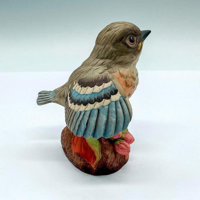 Mid-Century Boehm Porcelain Figurine, Fledging Bluebird | Chairish