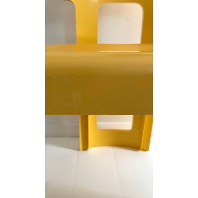 Set of 4 Vintage Yellow Syroco Plastic Chairs | Chairish