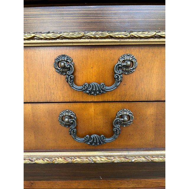 1990s Pulaski Bellissimo Italian Provincial Ornate Nightstand/Chest/End ...