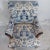 1950 Chinoiserie Linen Toile Armchair | Chairish