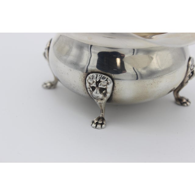 Vintage Revere Silversmiths Sterling Silver Lion Head Footed Creamer ...