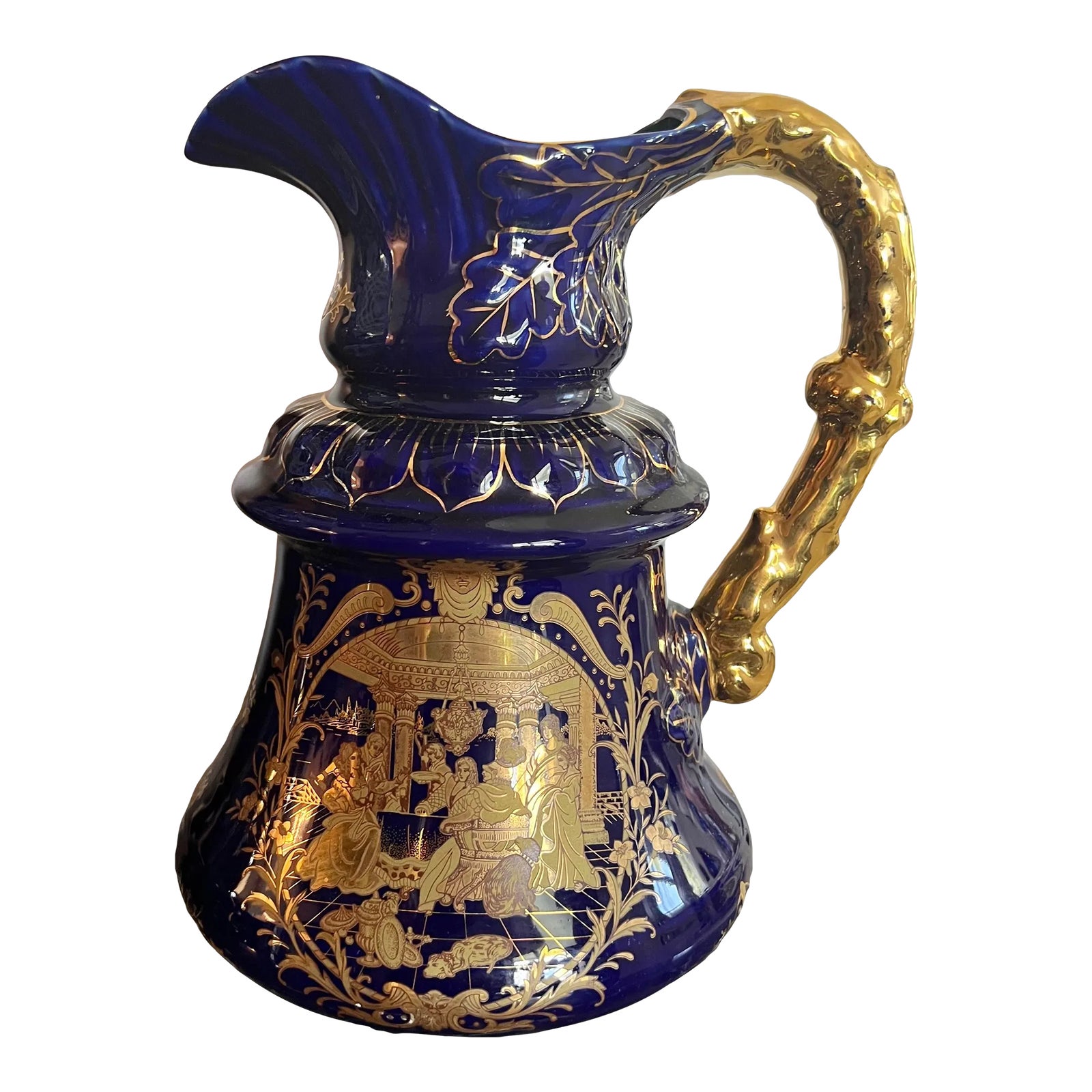 Vintage Limoges Pitcher | Chairish