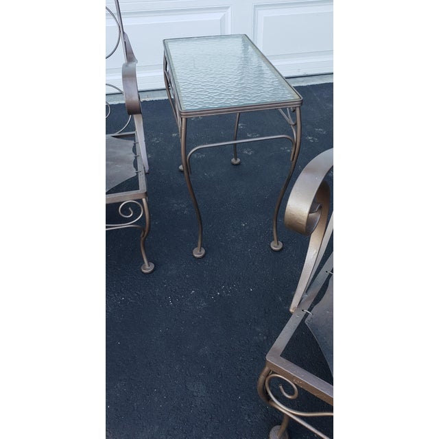 Vintage Meadowcraft Outdoor Seating Group With Matching Tables | Chairish