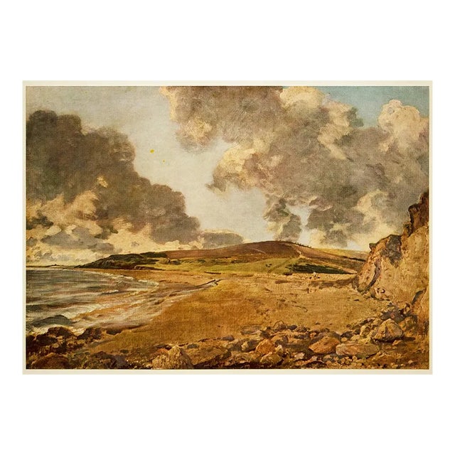 1956 After John Constable "Weymouth Bay", Vintage Full-Color Print ...