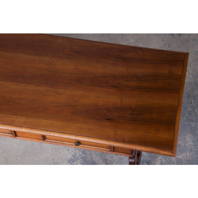 Spanish Baroque Style Walnut Writing Desk | Chairish