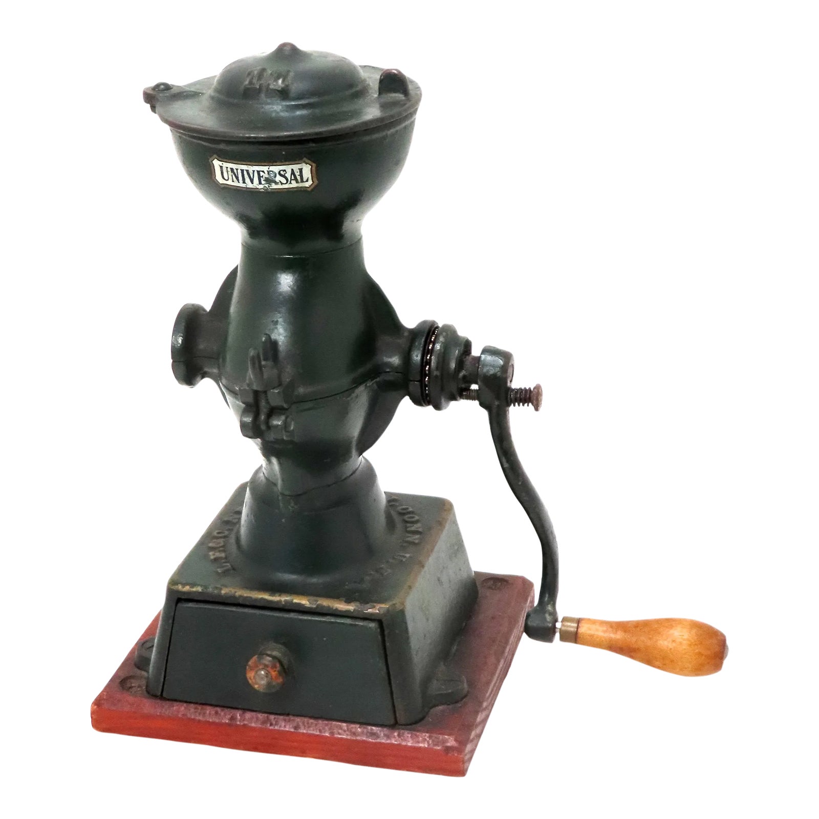 Small Universal Model #11 Size Antique American Cast Iron Hand Crank ...