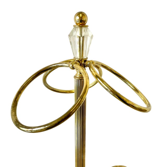 Vintage Brass Valet | Chairish