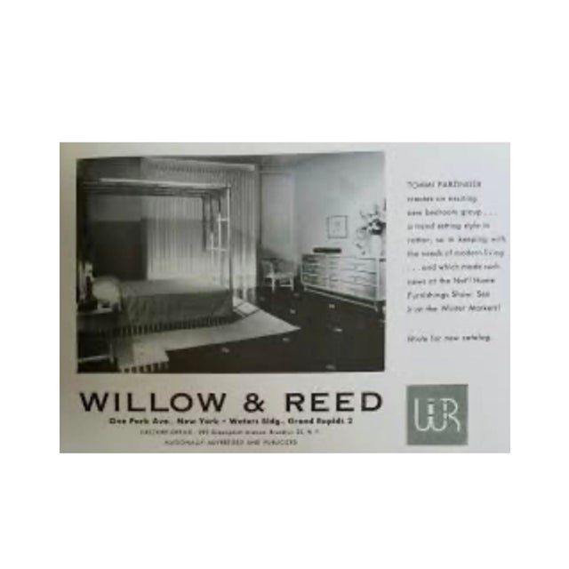 20th Century Willow & Reed Rattan Dresser Designed by Tommi Parzinger ...