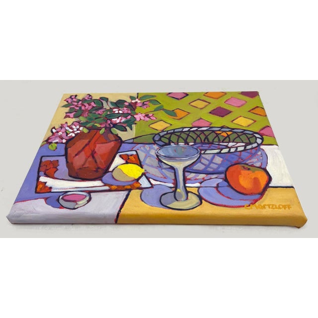 "Transparent Moments" Original Contemporary Fauvist Still Life Painting ...