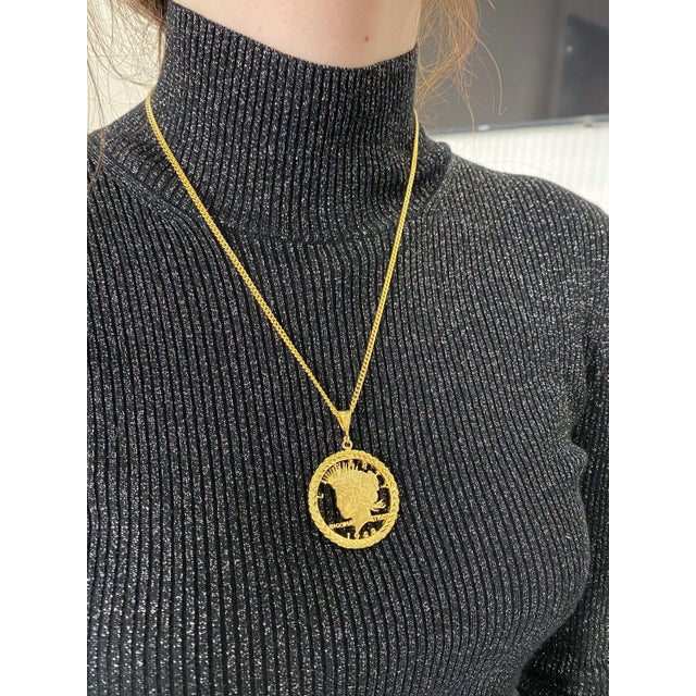 Vintage American Dollar Lady Liberty Genuine Coin White Rose Gold ...