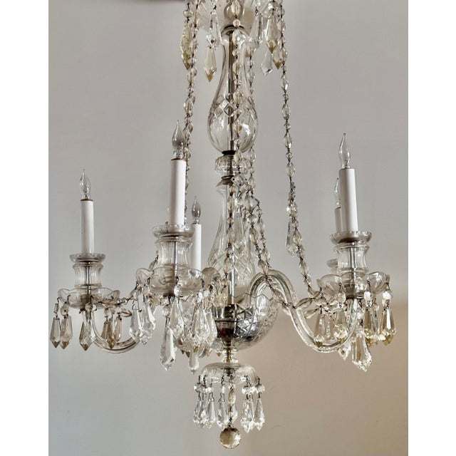 Antique Irish French Crystal Chandelier | Chairish