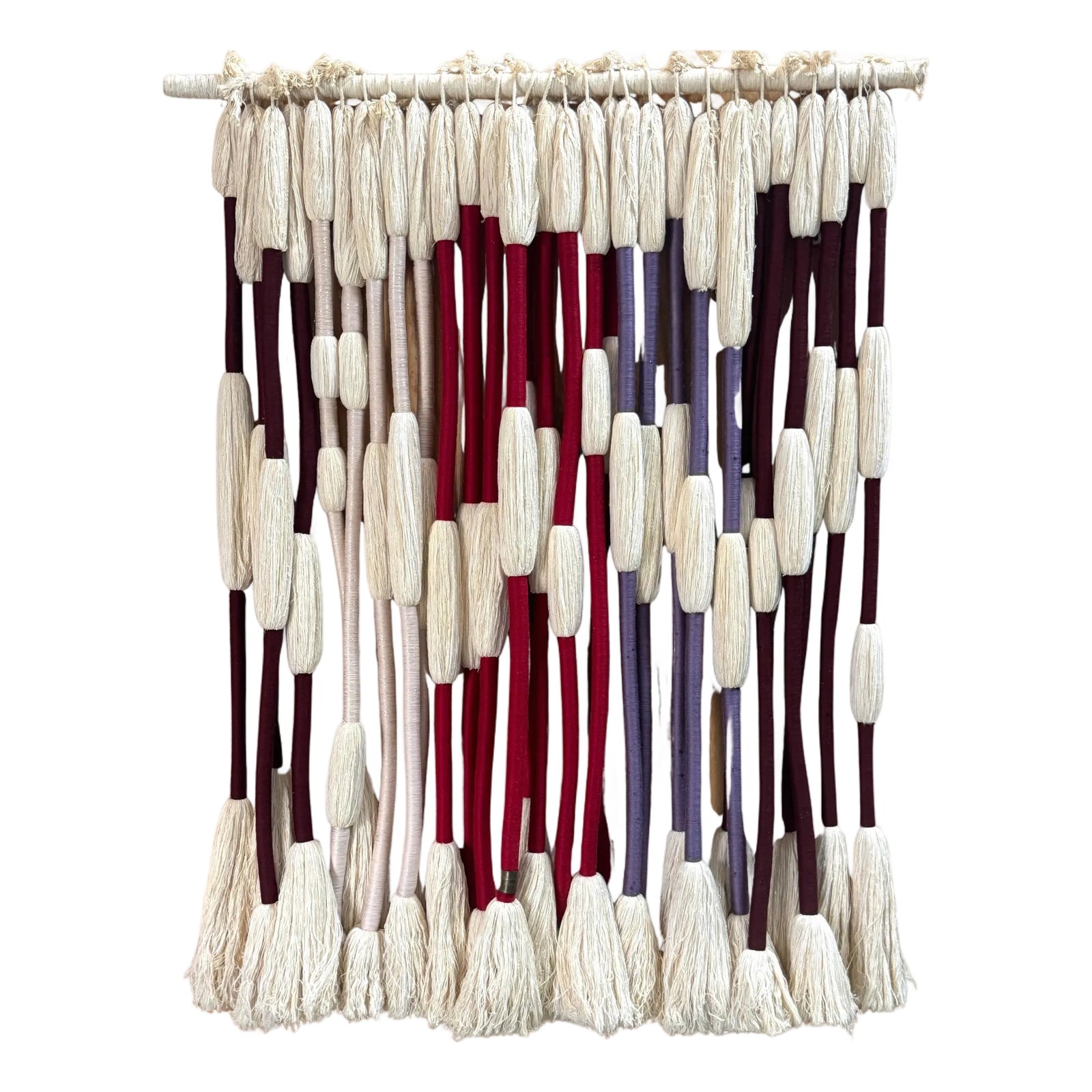 Large Fiber Art Wall Sculpture, Signed Barbara Barron Huntington New ...