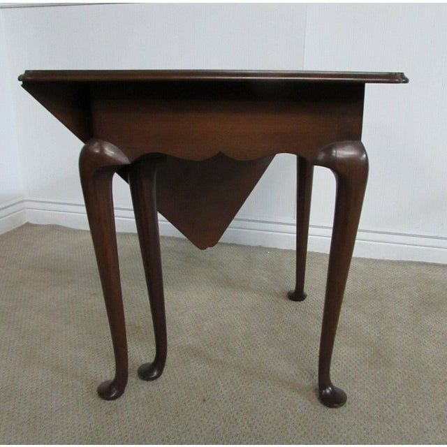 Kittinger Handkerchief Table Drop Leaf Corner Table | Chairish
