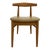 Indo Puri Dian Dining Chair With Faux Leather Seat | Chairish