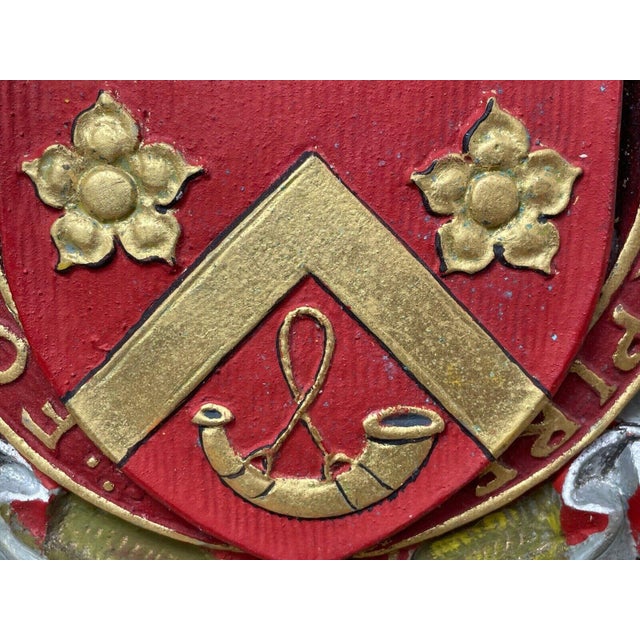 Traditional 20th Century British Bronze Heraldry Military Knighthood ...