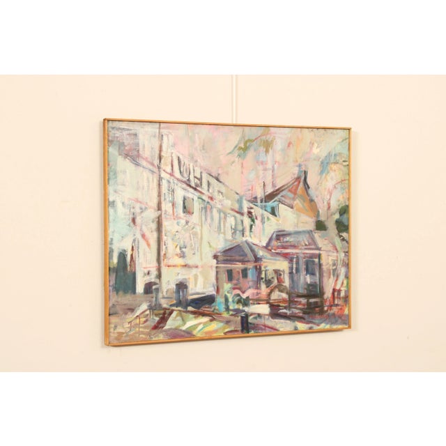 1970s 'Tabor Road' Original Oil Painting by Anthony A. Ferrara | Chairish