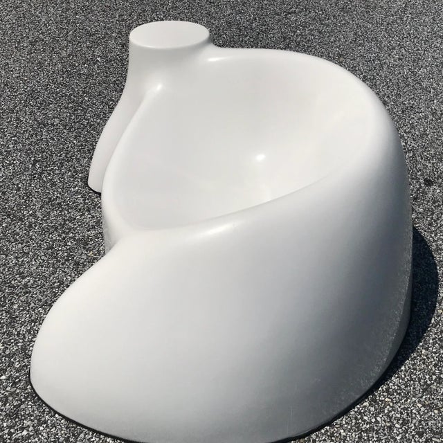 White Fiberglass "Castle Chair" by Wendell Castle | Chairish