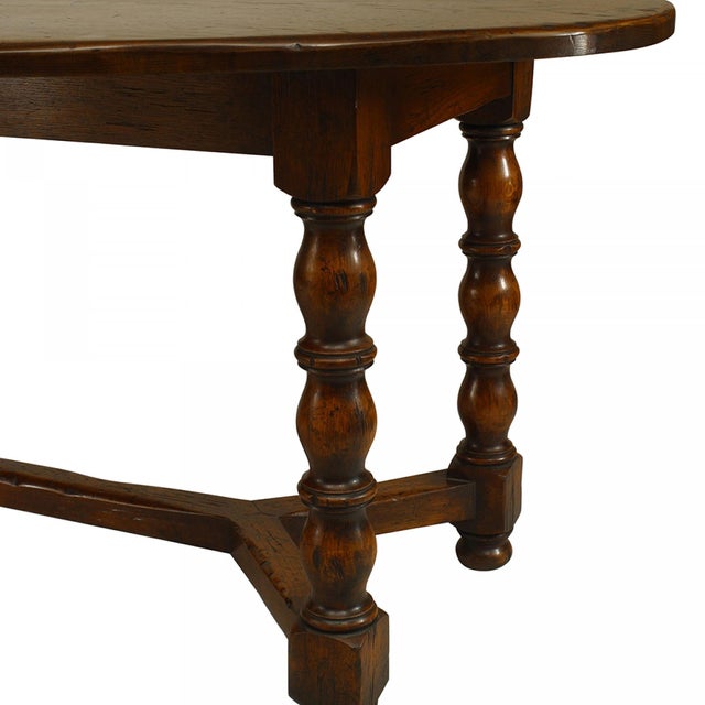 English Renaissance Style Oak Refectory Table | Chairish