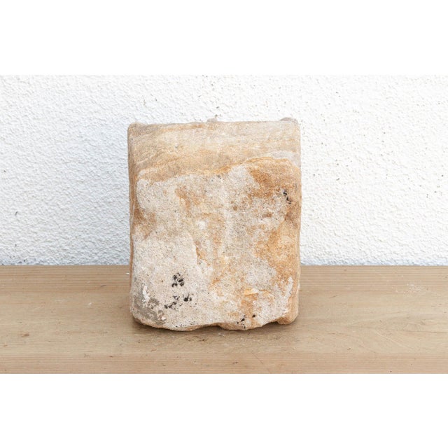 White Lime Patina, Indian Stone Niche | Chairish