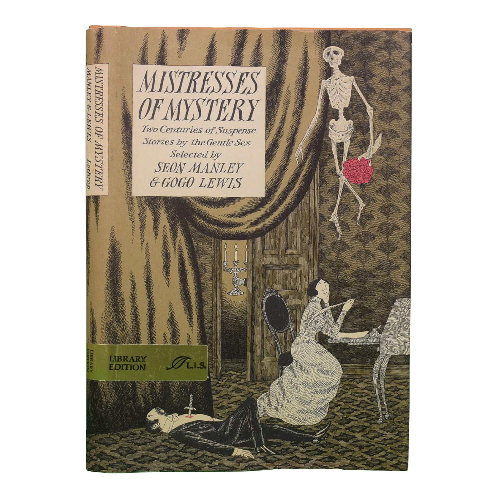 "Mistresses of Mystery Two Centuries of Suspense Stories by the Gentle Sex" 1973 Manley, Seon ...