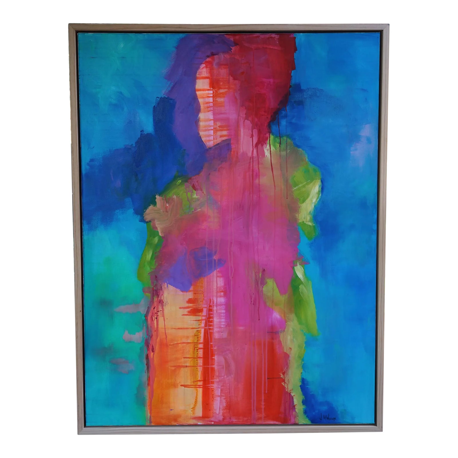 “Woman of the Mara” Original Abstract Acrylic Painting by Jennifer ...