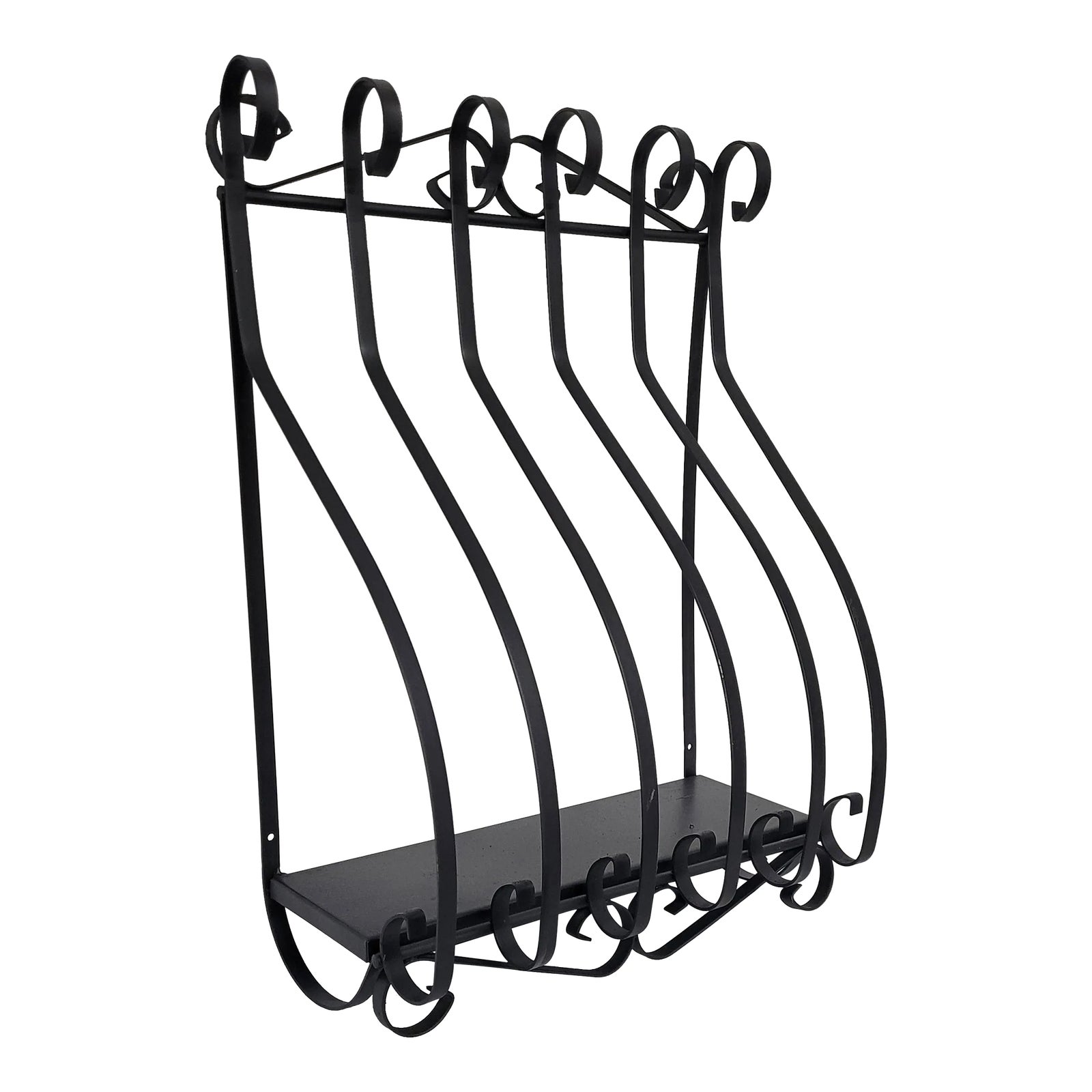 1970s Vintage Metal Wall Shelf Display Spanish Gothic Case Cage ...