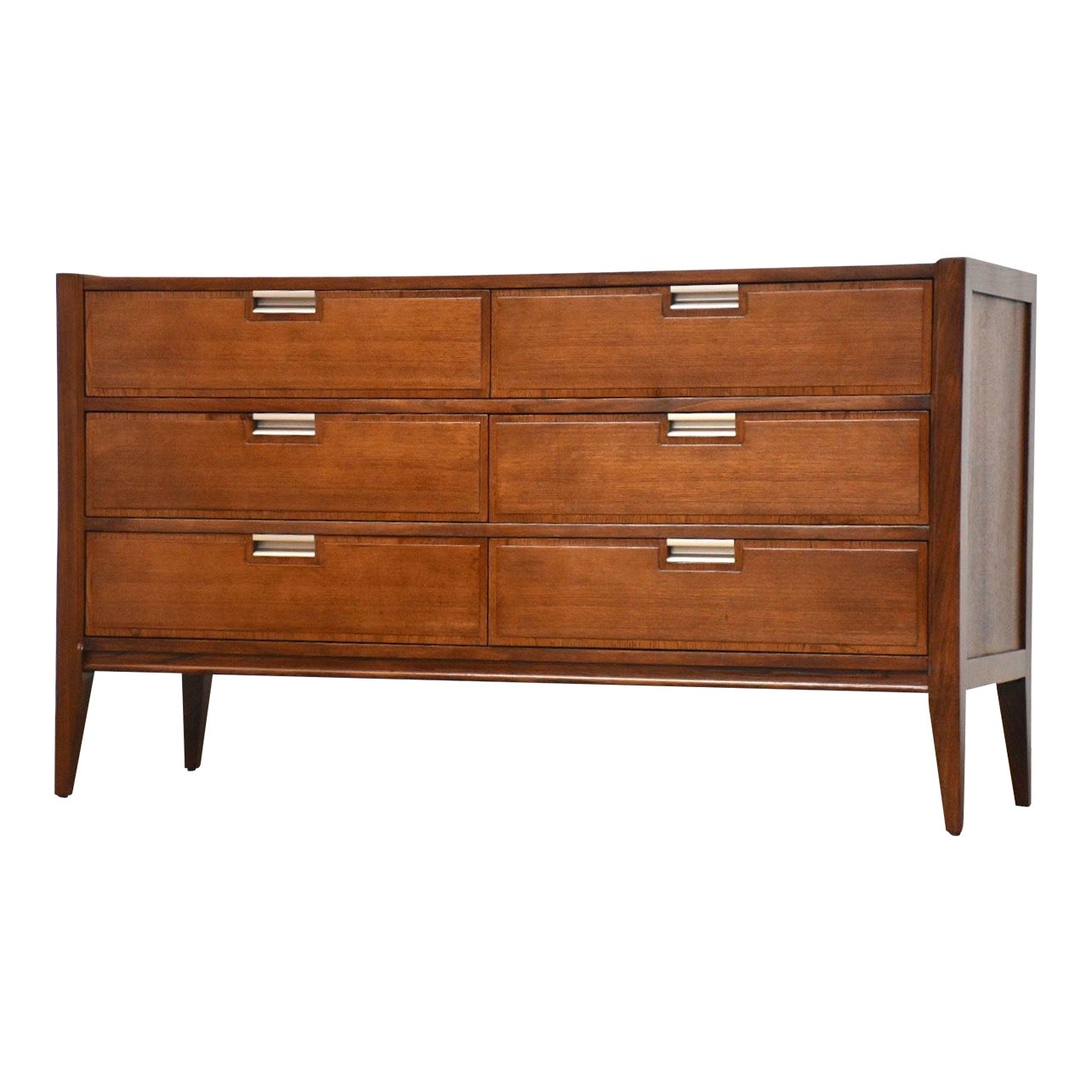 1960s Basic Witz Walnut Dresser | Chairish