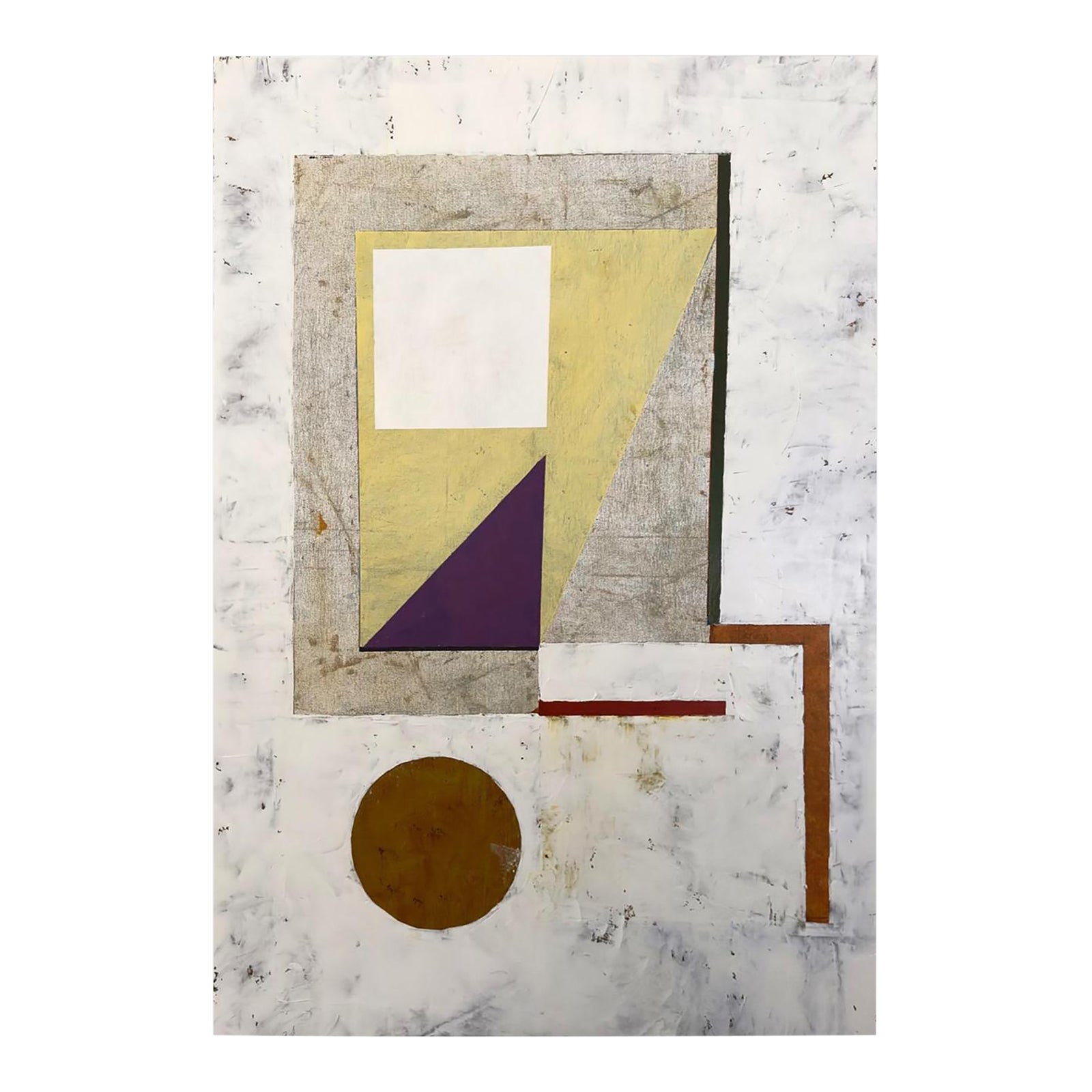 Contemporary Abstract Oil on Canvas Painting "Amorique" by Jeremy ...