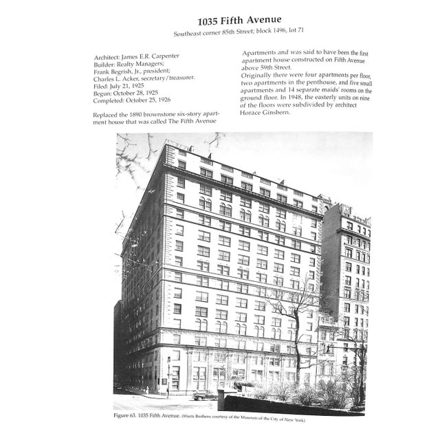 "The New York Apartment Houses of Rosario Candela and James Carpenter ...