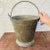 Early 1900s Asian Indian Antique Hammered Brass Bucket | Chairish