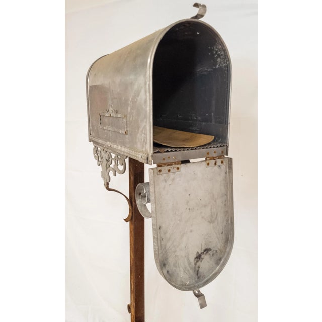 Late 19th Century Massive Custom Metal Mailbox With Original Plan ...