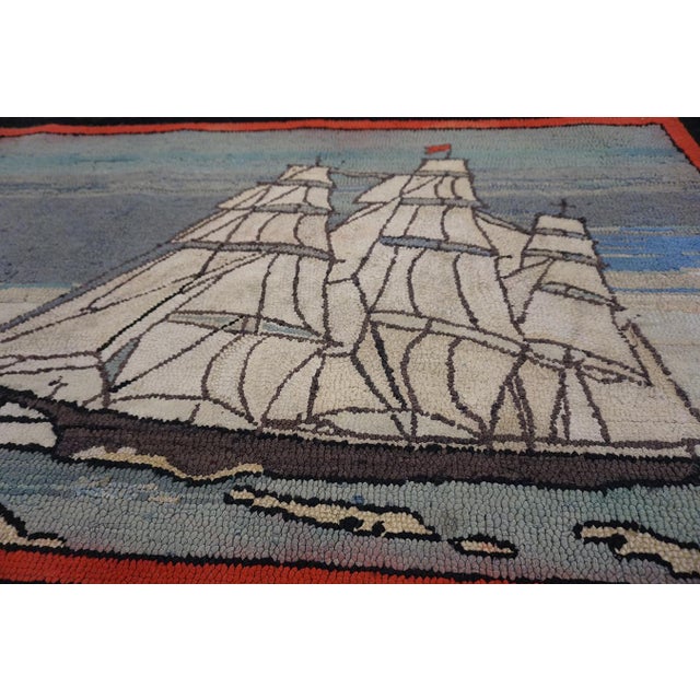 1930s American Hooked Rug | Chairish