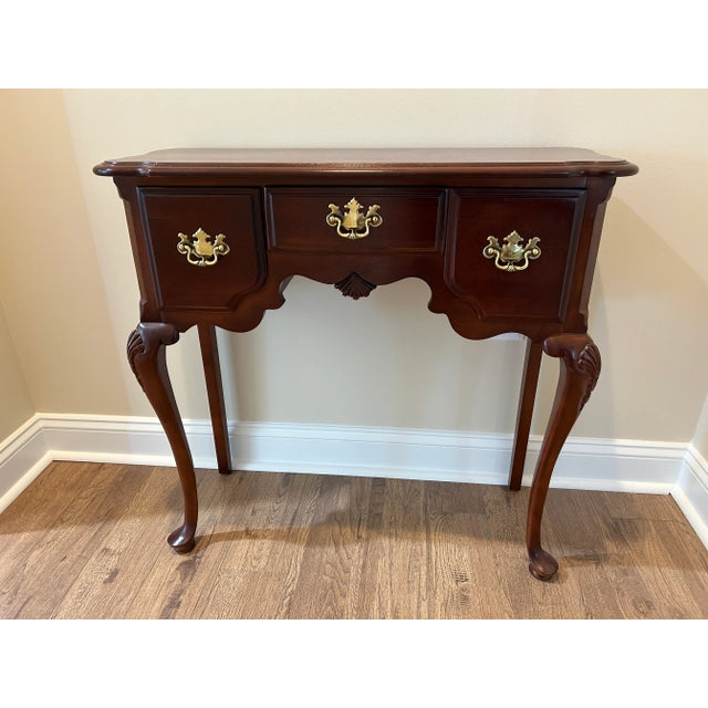 1990s Foyer Table and Mirror - Set of 2 | Chairish