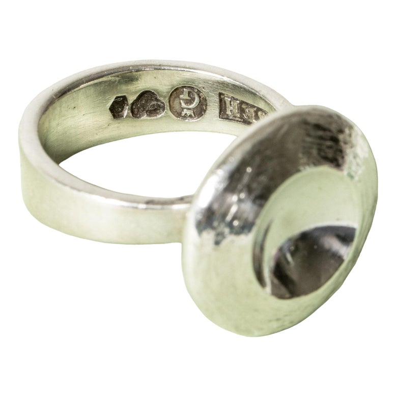 Silver Ring by Sven-Erik Högberg, 1972 | Chairish