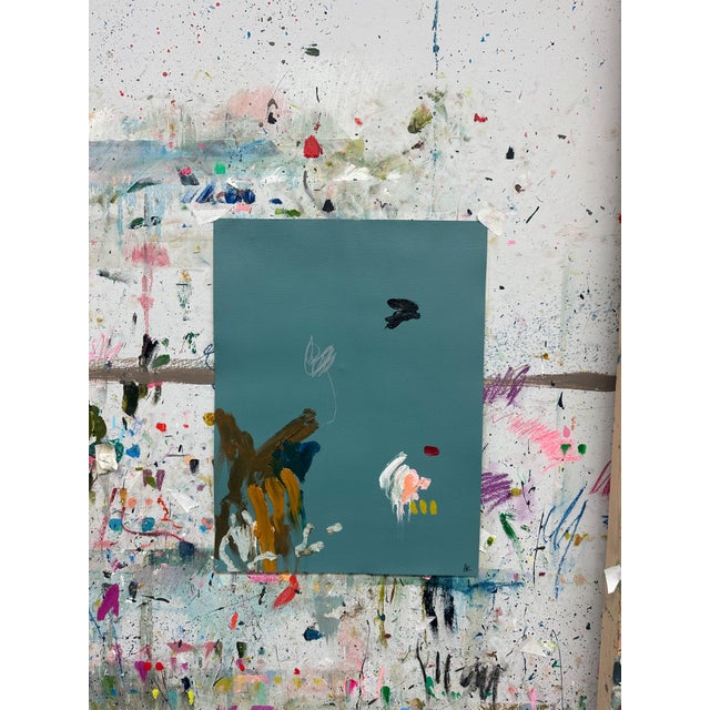 AK Hardeman Abstract Mixed-Media Original Painting, "Distributor ...